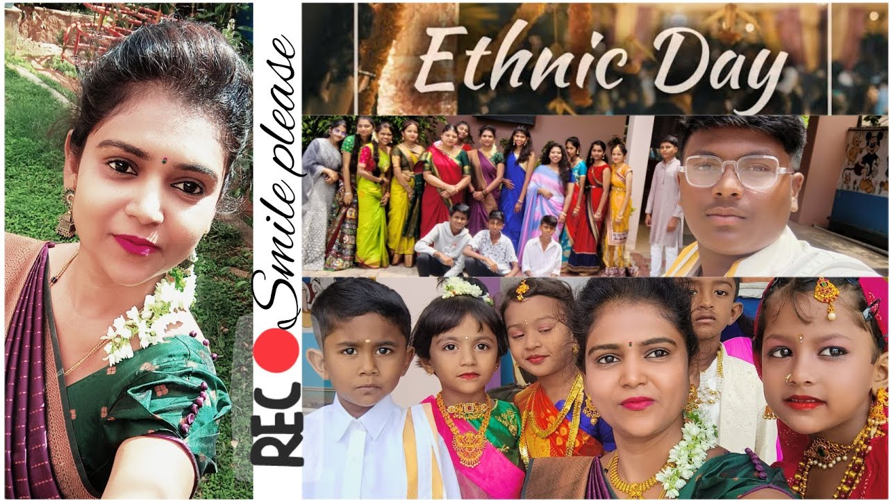 Ethnic day celebration in our school ಶಾಲೆಯಲ್ಲಿ ಮದುವೆ ಮನೆಯ ಸಂಭ್ರಮ ...
