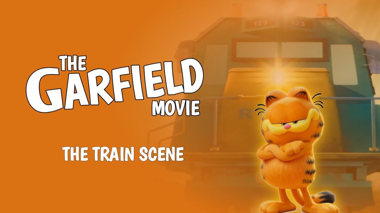 The Garfield movie | Train Scene preview - YouTube