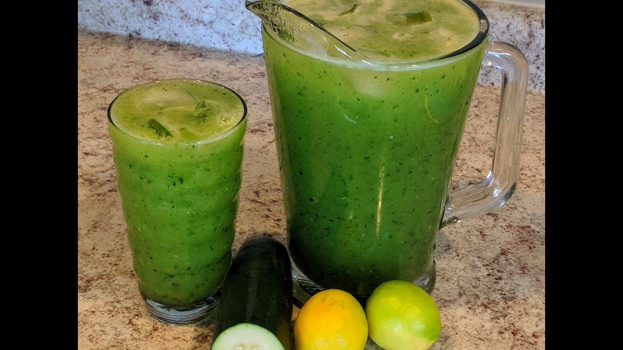 Agua de Pepino y Limón, Nutritiva, Refrescante y Deliciosa! - YouTube