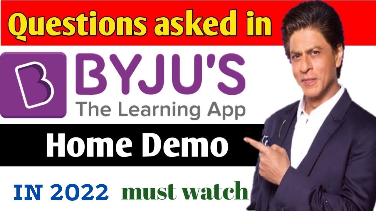 what type of question asked in Byju’s home demo|Byju's home demo ...