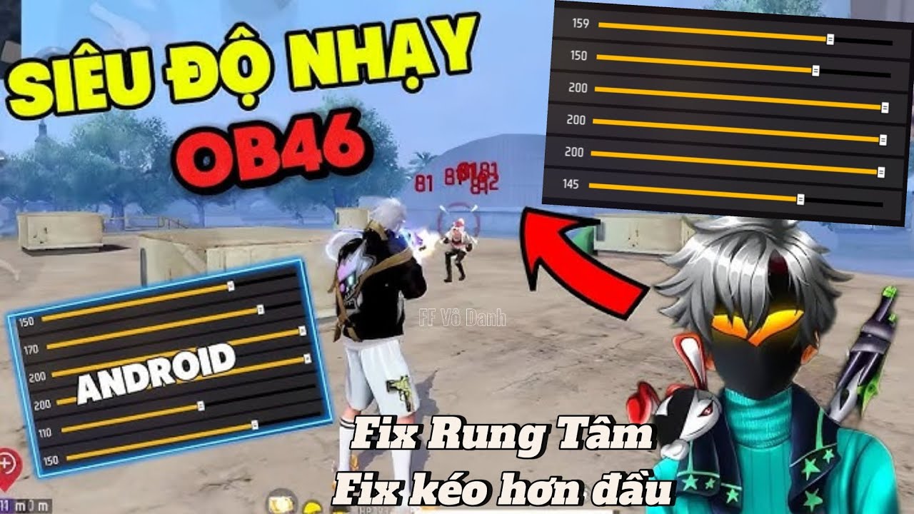 [ Free Fire ] Độ Nhạy FF OB45 Fix Rung Tâm , Fix Tâm Trên đầu , Redmi 9 ...