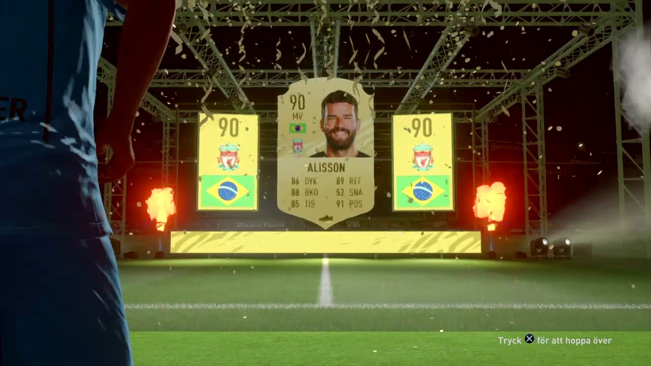 FIFA 21 walkout Alisson in a pre-order pack - YouTube