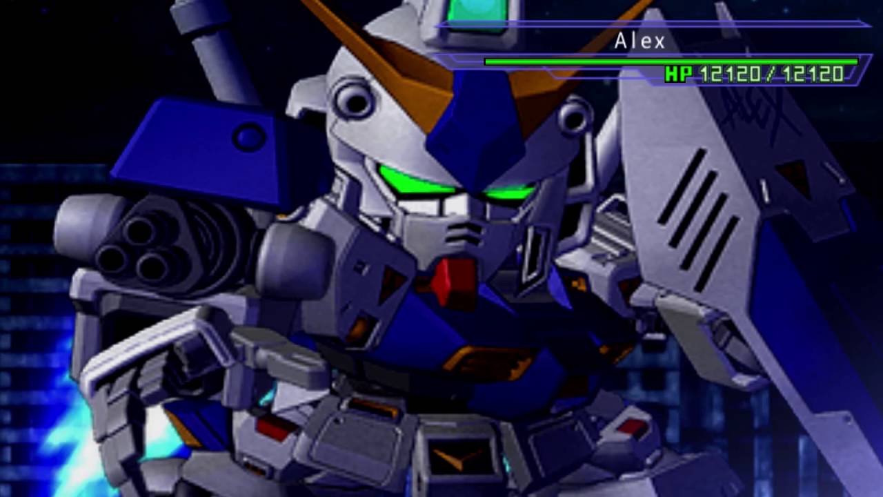 SD Gundam G-Generation Overworld - Gundam Alex All Animations HQ ...