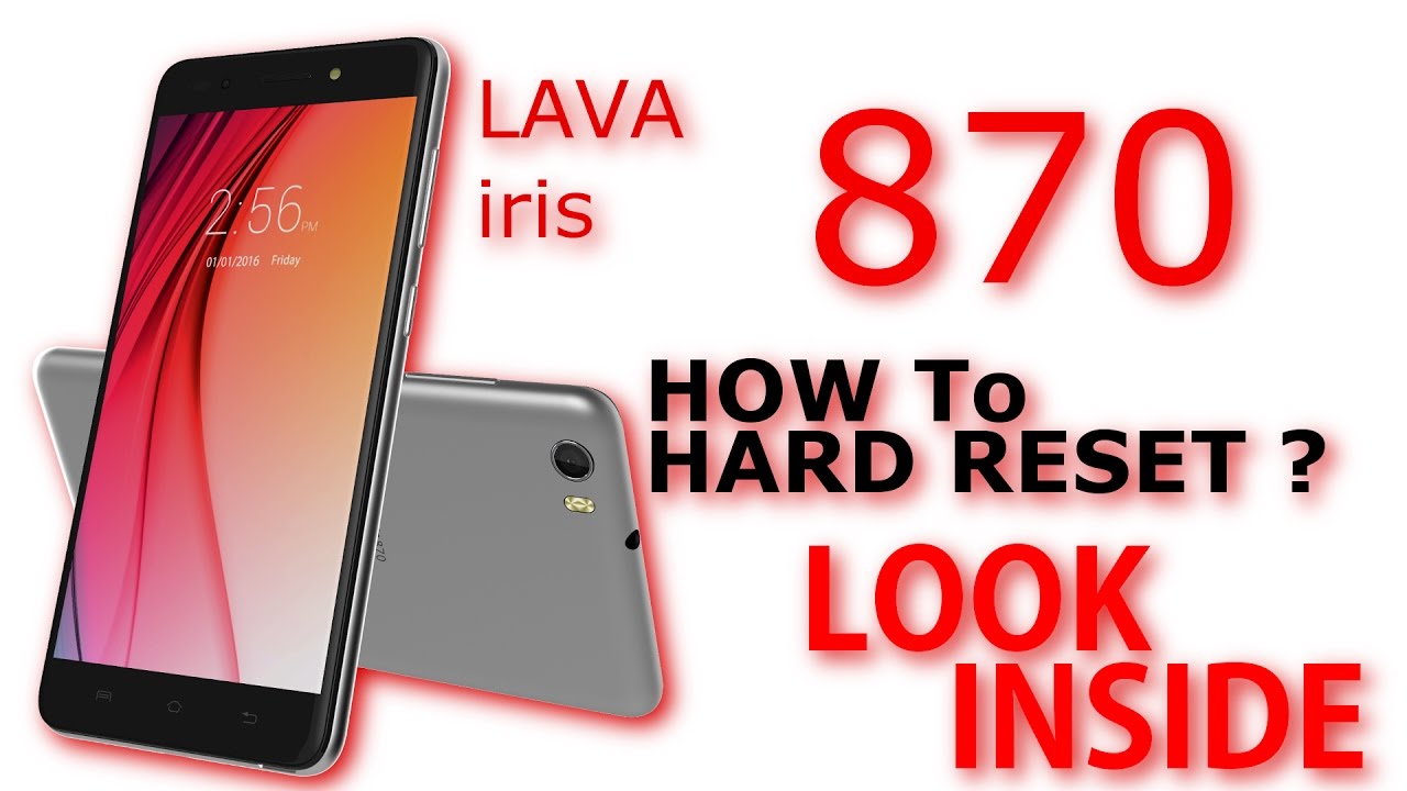How To Hard reset/Hand flash LAVA iris 870 android smart phone - YouTube