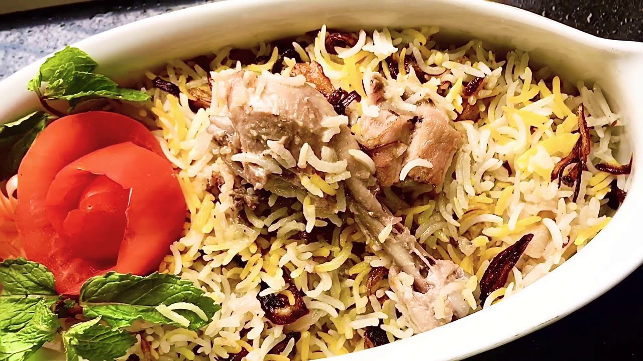 White Mayo Cheese Chicken Biryani 🍲🍽 - YouTube