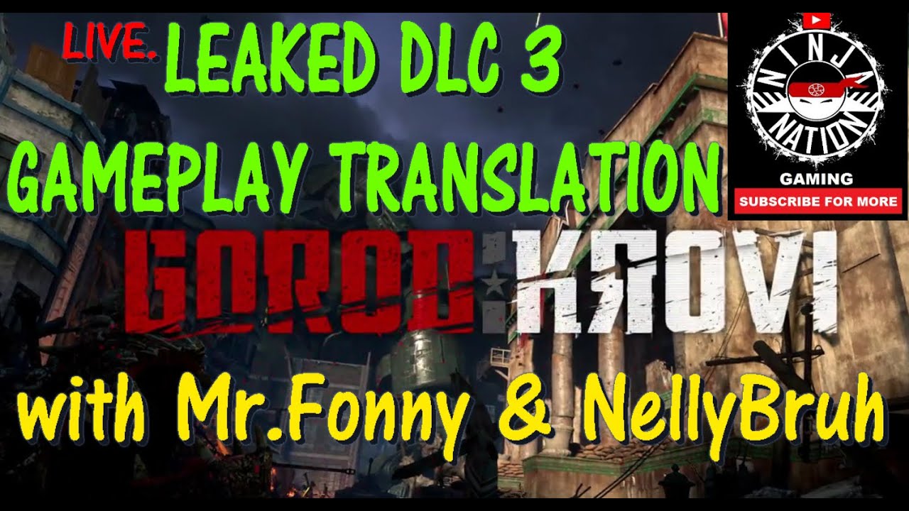 BO3 Zombies Leaked Early Gameplay "Gorod Krovi" Translation with ...