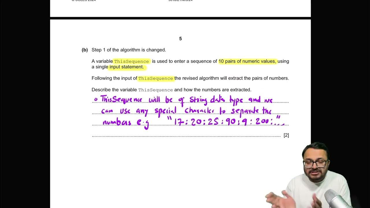 AS | Computer | 9618 | Paper 2 | MayJune/2024/21 Solution by Sir MAK #MAK #CS #AL # ...