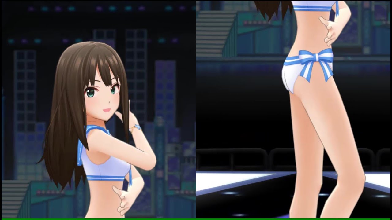 Anemonestar（渋谷凛） 『セーラーミズギ／フォトスタジオ』【デレステ 3DMV】 - YouTube