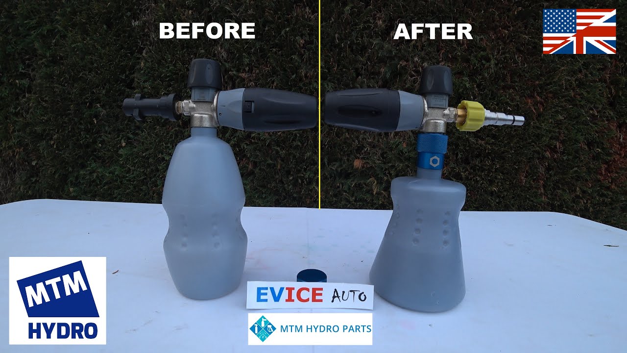 MTM Hydro PF22 🔫 Foam cannon UPGRADES 💪 IMPROVE your snow foam lance ...