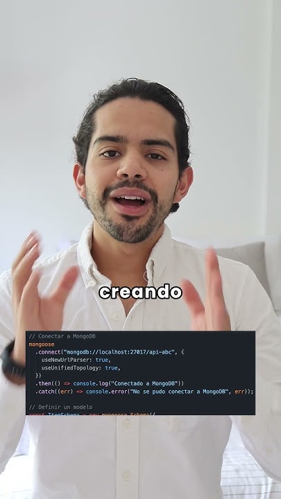 Backend en javascript para MongoDB #tech #code #api #mongodb #database #backend # ...