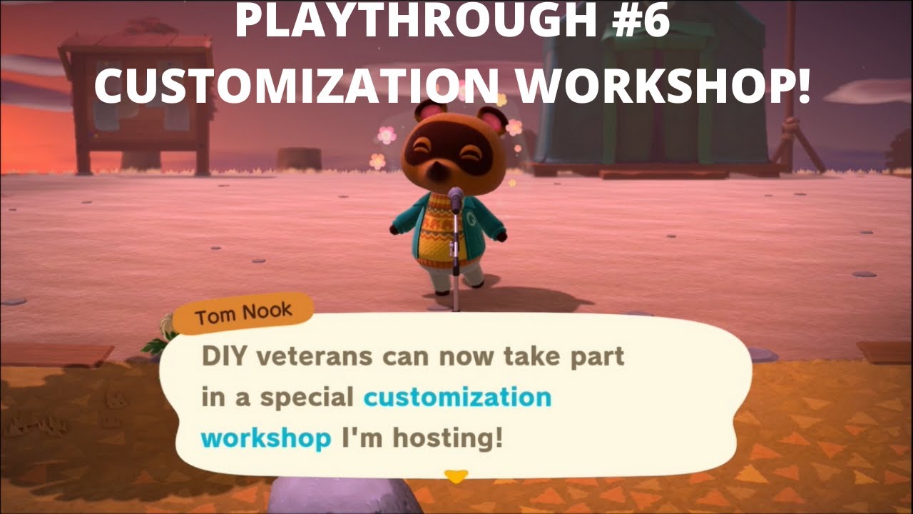 [SWITCH] Animal Crossing New Horizons Playthrough #6 Customization ...