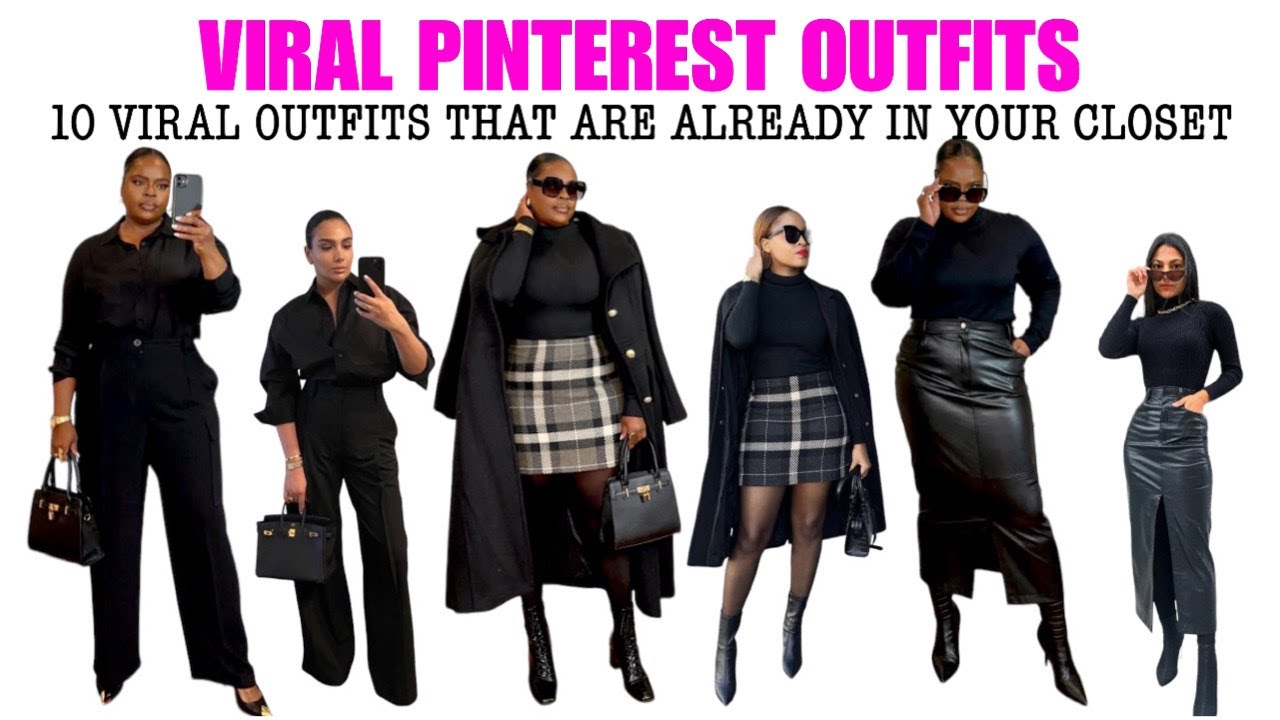 10 VIRAL PINTEREST OUTFITS ALREADY IN YOUR CLOSET - YouTube