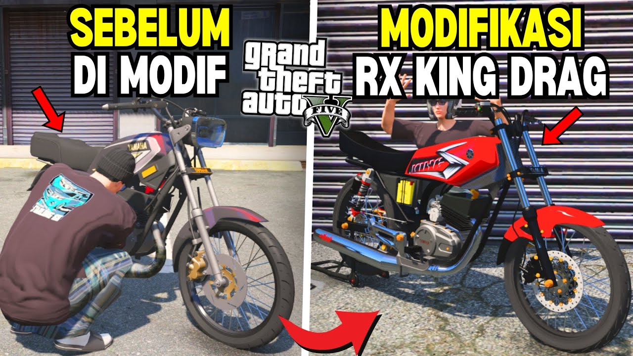 Aku Modifikasi Motor RX King Drag Langka Untuk Ikut Balapan Drag di ...