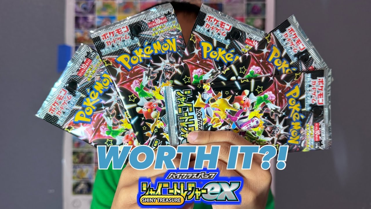 Opening Japanese Pokémon TCG Shiny Treasure EX packs! #pokemon # ...