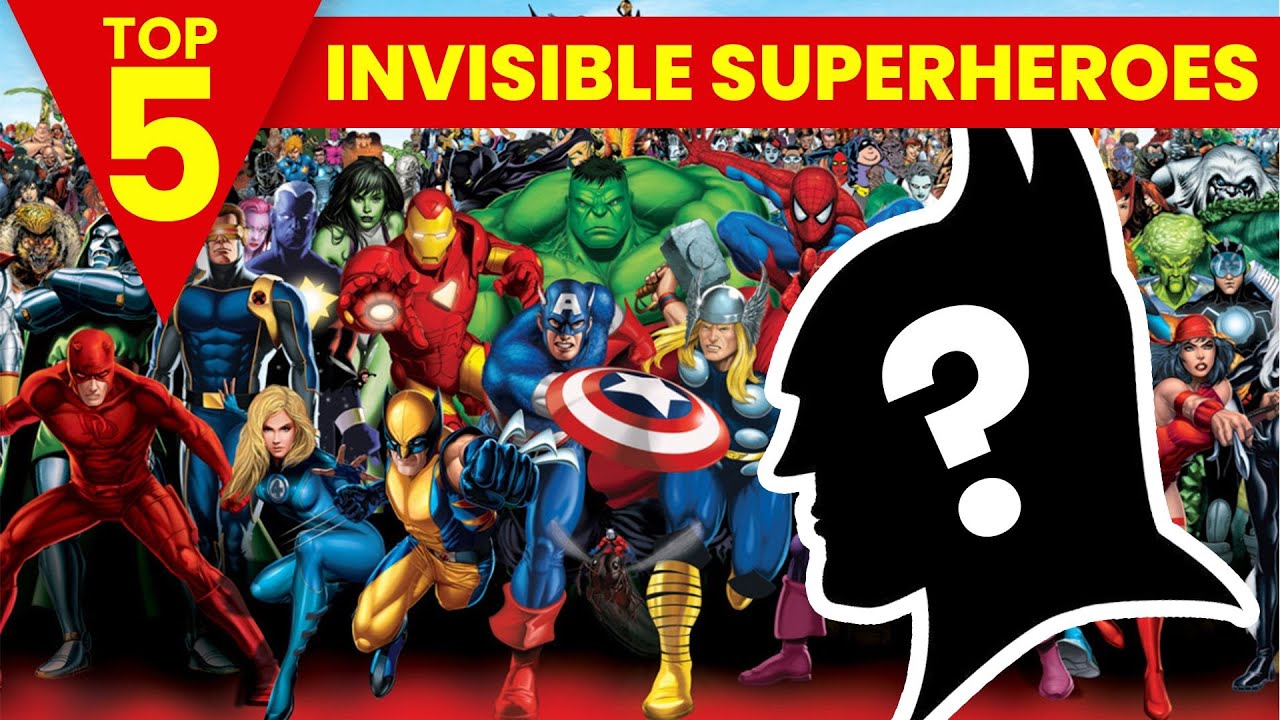 Top 5 Superheroes That are invisible - YouTube