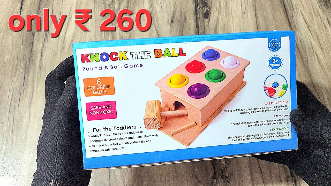 Unboxing Knock The Ball Wooden Game - YouTube