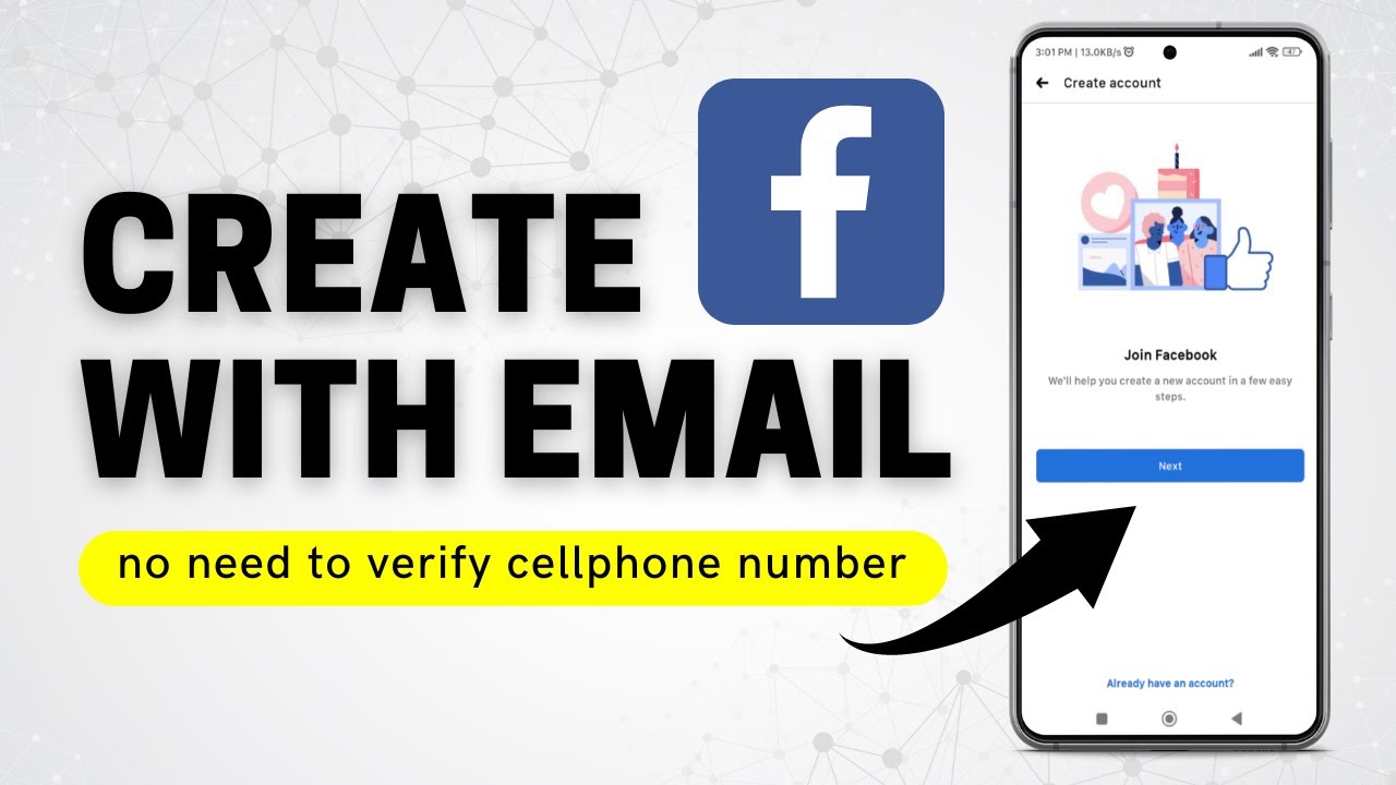 How To Create Facebook Account USING Email 2022 - YouTube