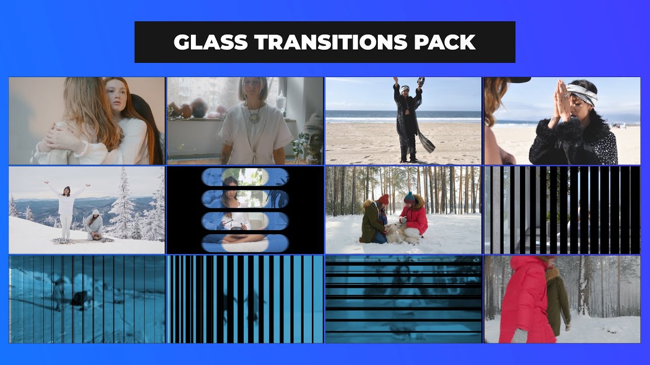 Glass Transition Pack After Effects Template - YouTube