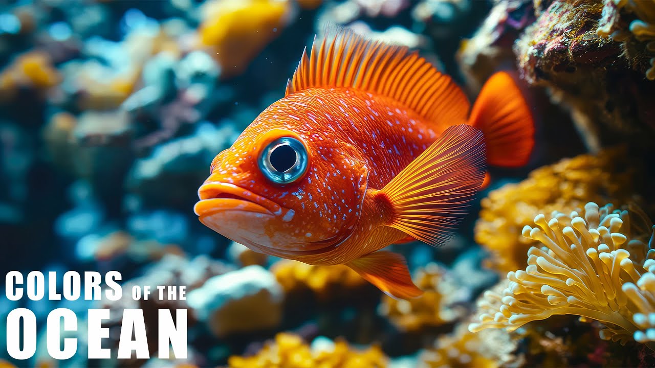 Beautiful Relaxing Music, Underwater Tropical fish, Coral reefs - 4K ...