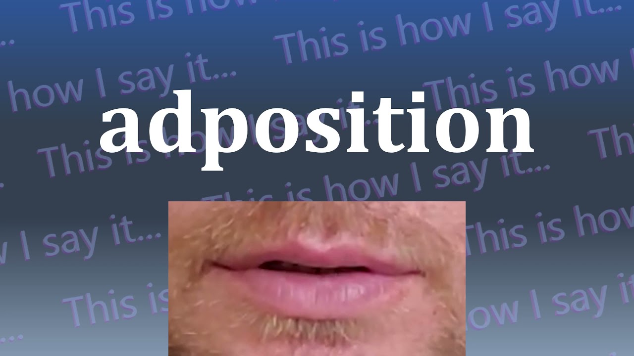 This is How I Say...adposition - YouTube