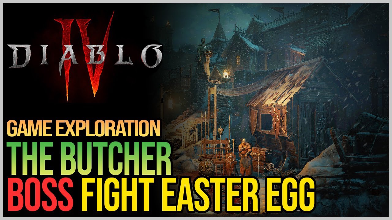 The Butcher Boss Fight Diablo 4 - YouTube