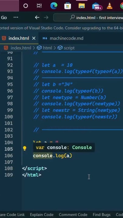 Q 4 Javascript Interview Questions Prefix And Postfix Questions Shorts Coding Youtube