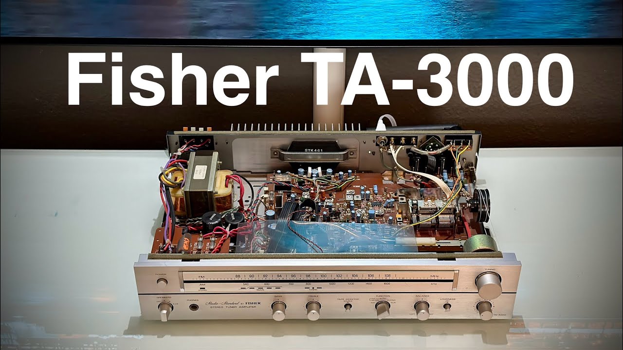 Fisher CA-2320 stereo amplifier studio standard Test - YouTube