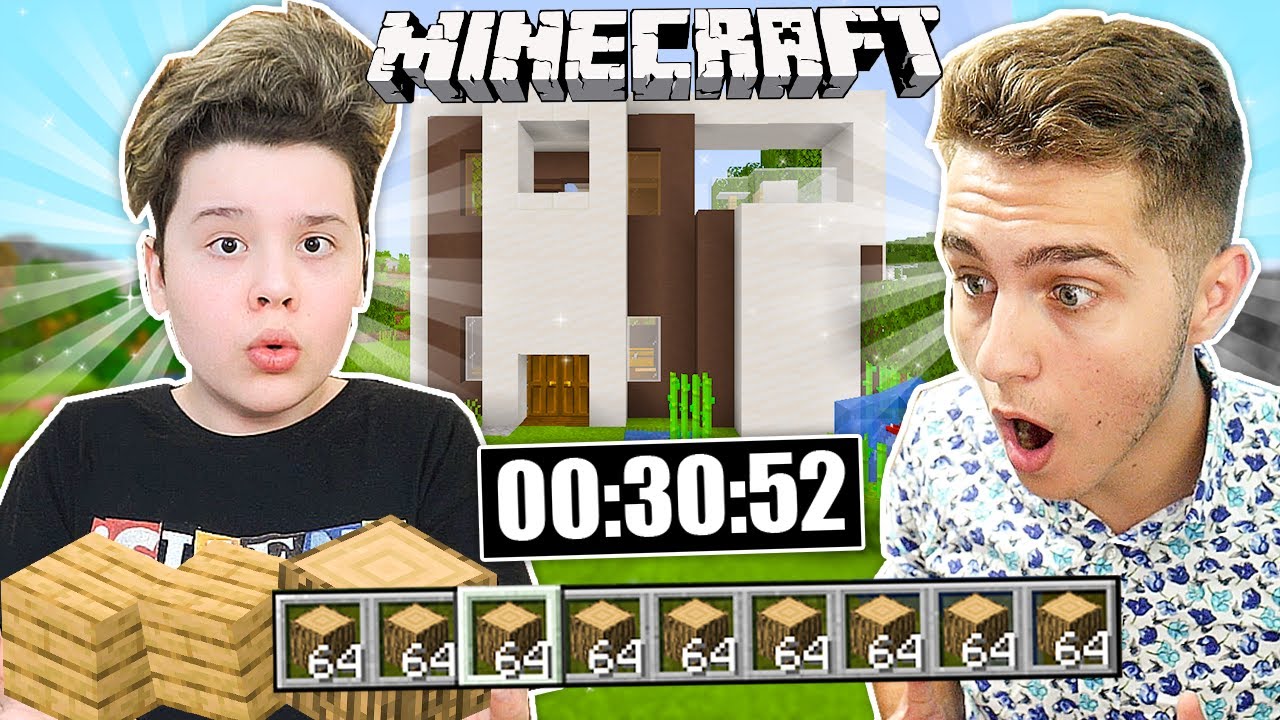 CINE CONSTRUIESTE CEA MAI FRUMOASA CASA PE MINECRAFT IN 30 DE MINUTE ...