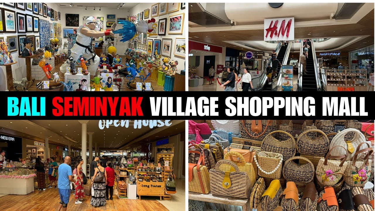 Bali Indonesia Shopping Seminyak Mall Today 2024 - YouTube