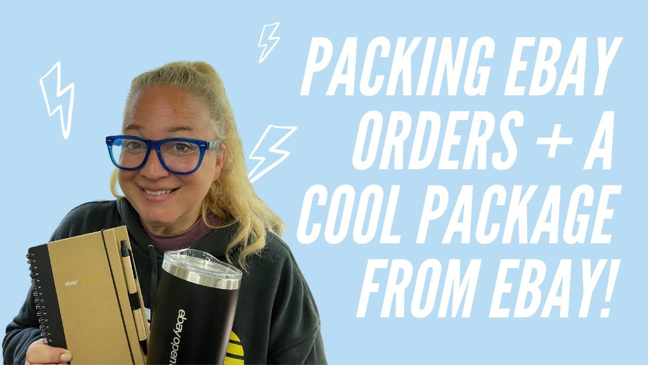 Packing eBay Seller Orders and a Cool Package From eBay - YouTube