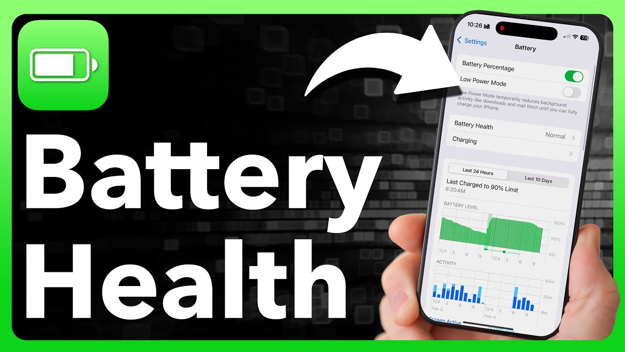 How To Check Real Battery Health On iPhone - YouTube