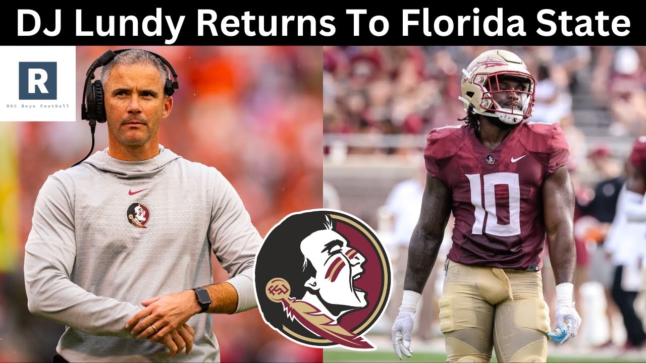 DJ Lundy Returns To Florida State | FSU Football Transfer Portal Update ...