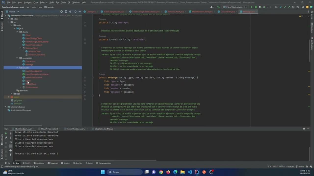 Chat Bidireccional empleando Java Sockets - YouTube