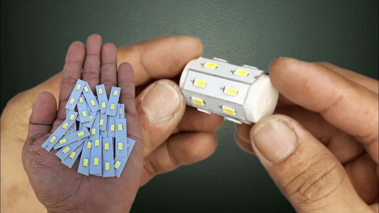 DIY LIGHT USING THE OLD LED | HOW TO MAKE A LIGHT - YouTube