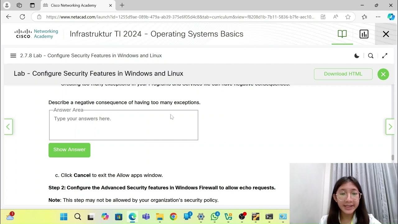 2.7.8 Lab - Configure Security Features in Windows and Linux - YouTube