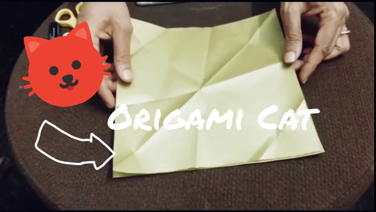 Origami - Cat - Video Tutorial - YouTube
