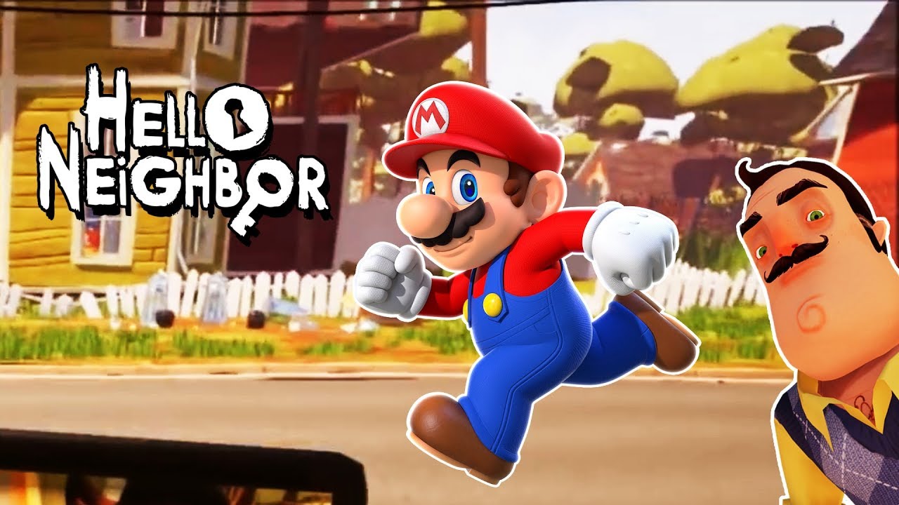 HELLO SUPER MARIO | Hello Neighbor Mod - YouTube