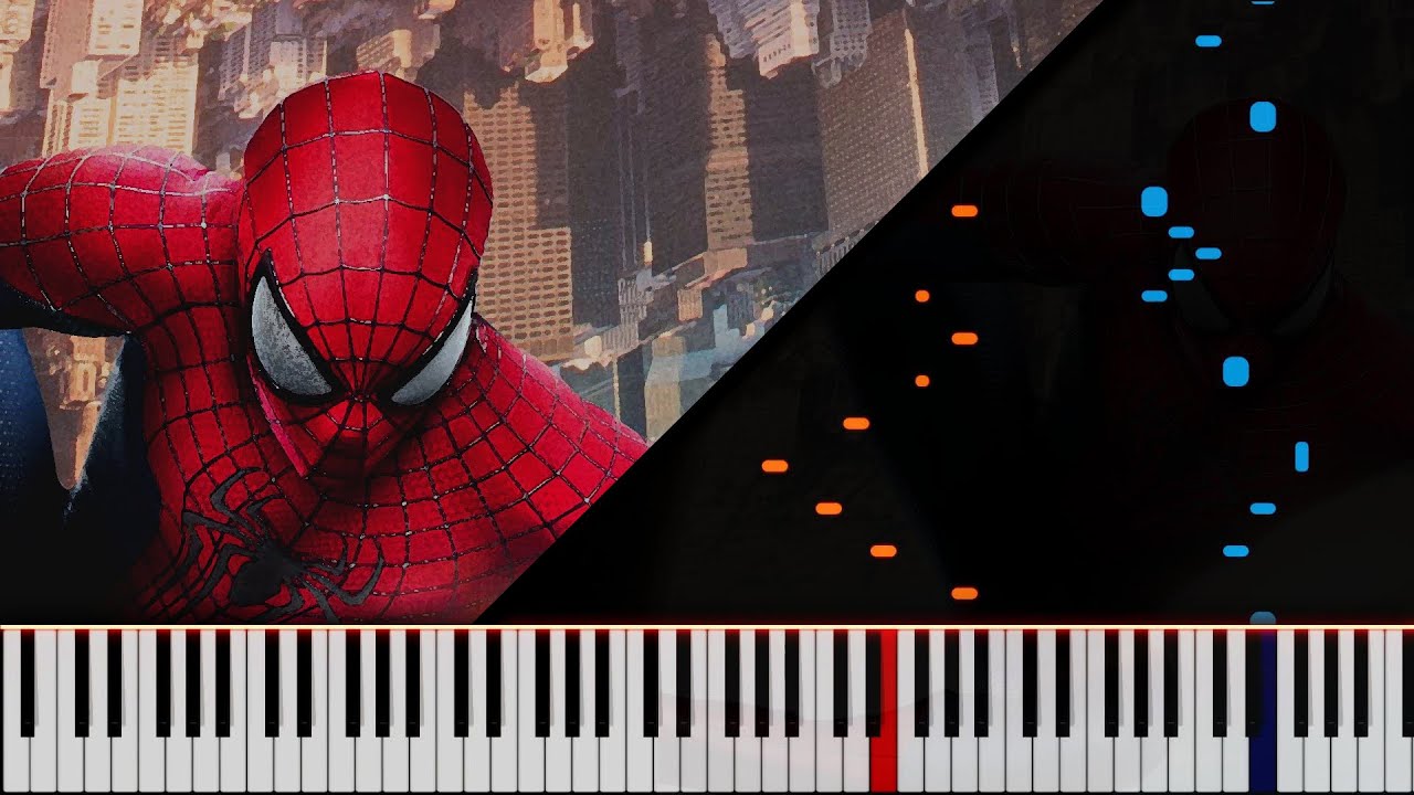 Spider Man Marvel Piano | Piano Compilation | PVisualiano - YouTube