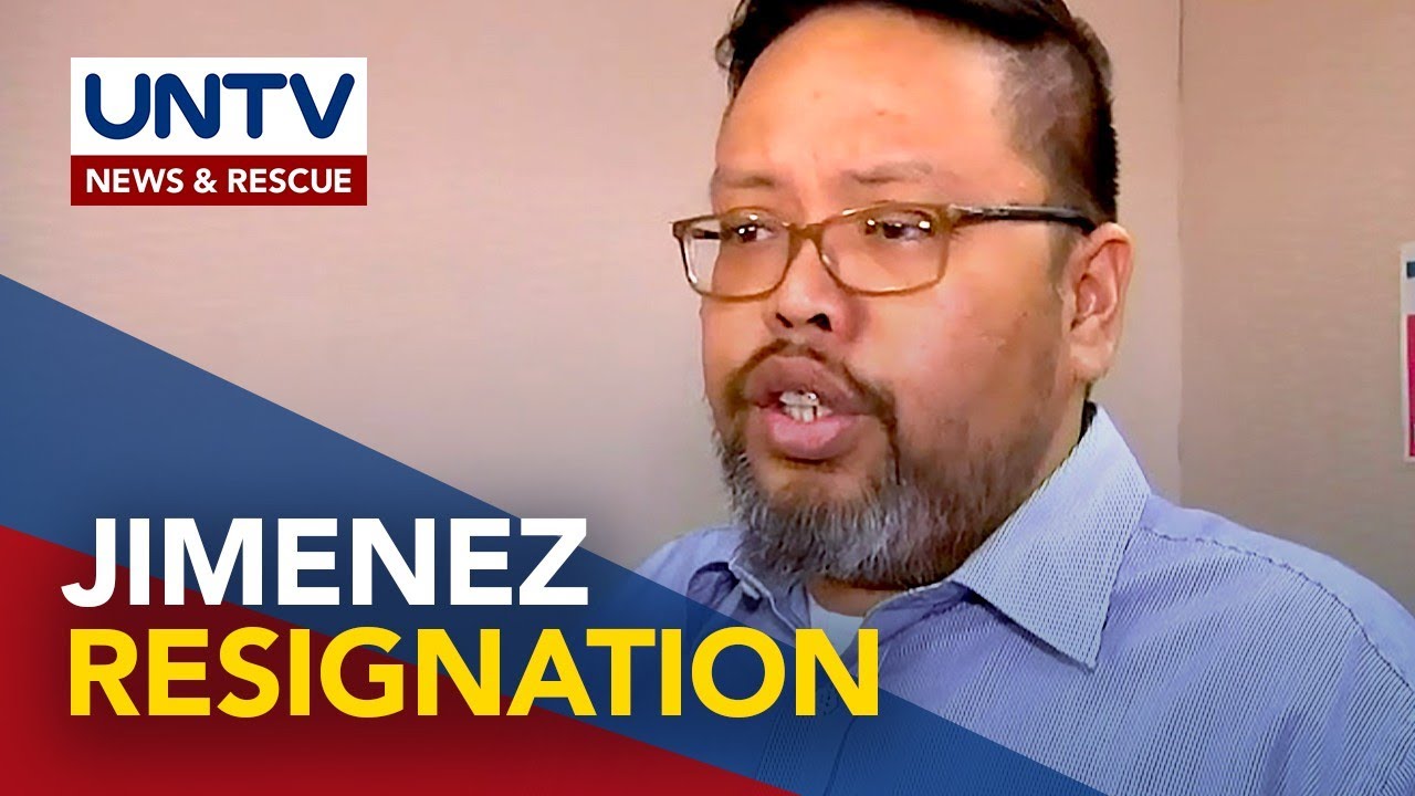 Comelec Spokesperson Dir. James Jimenez, maghahain ng resignation - YouTube