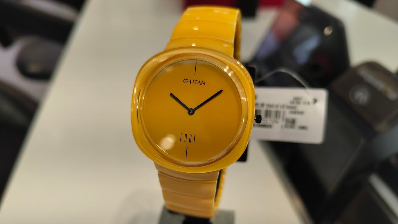 titan edge ceramic slimmest watch - YouTube