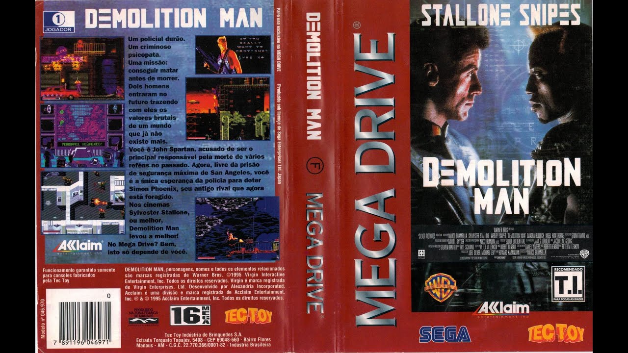 MD Live - Demolition Man (Trening Mode Longplay)/Demolition Man 3DO ...