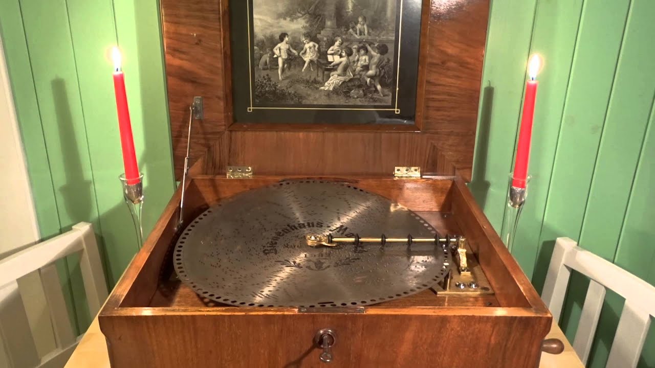 8 tunes on a 15,5 inch Polyphon music box part 2 - YouTube
