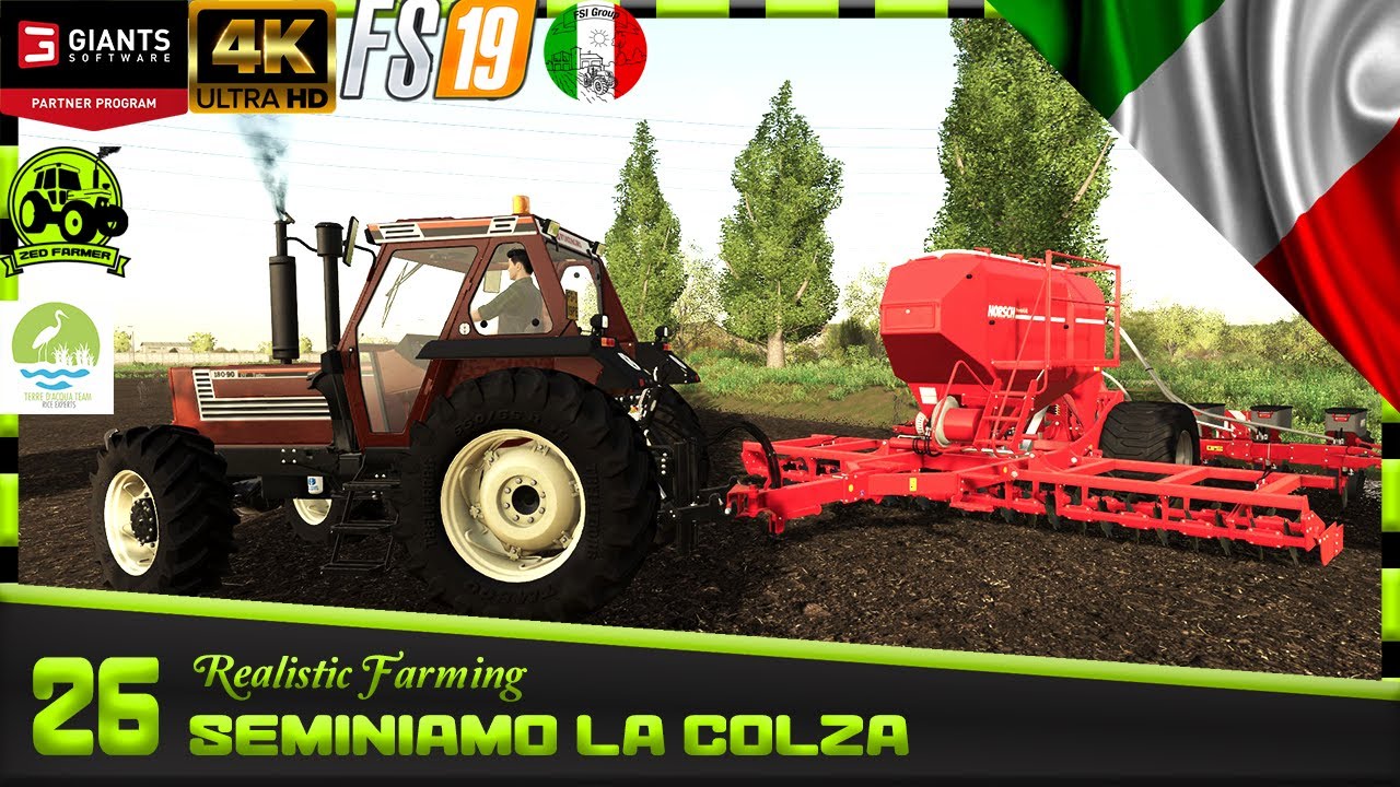 🚜 Seminiamo la Colza | Realistic Farming | FS19 - YouTube