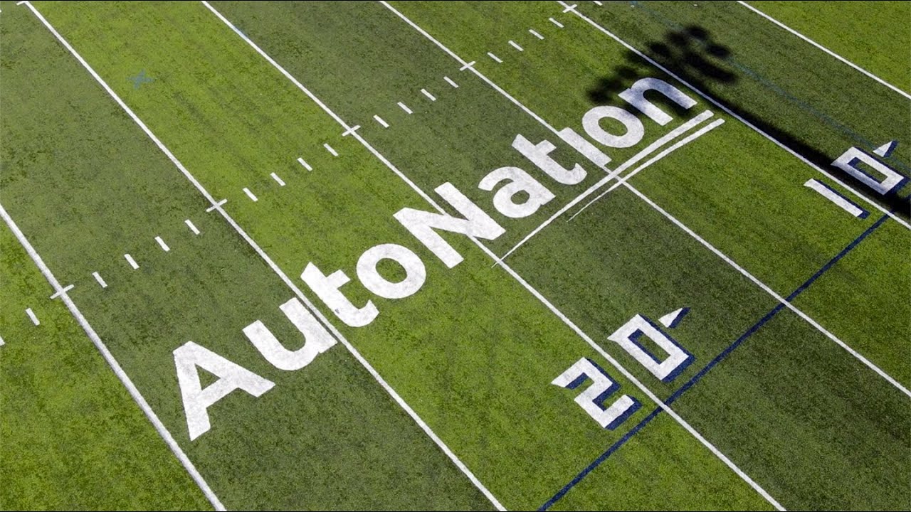 AutoNation Field Dedication Ceremony - YouTube