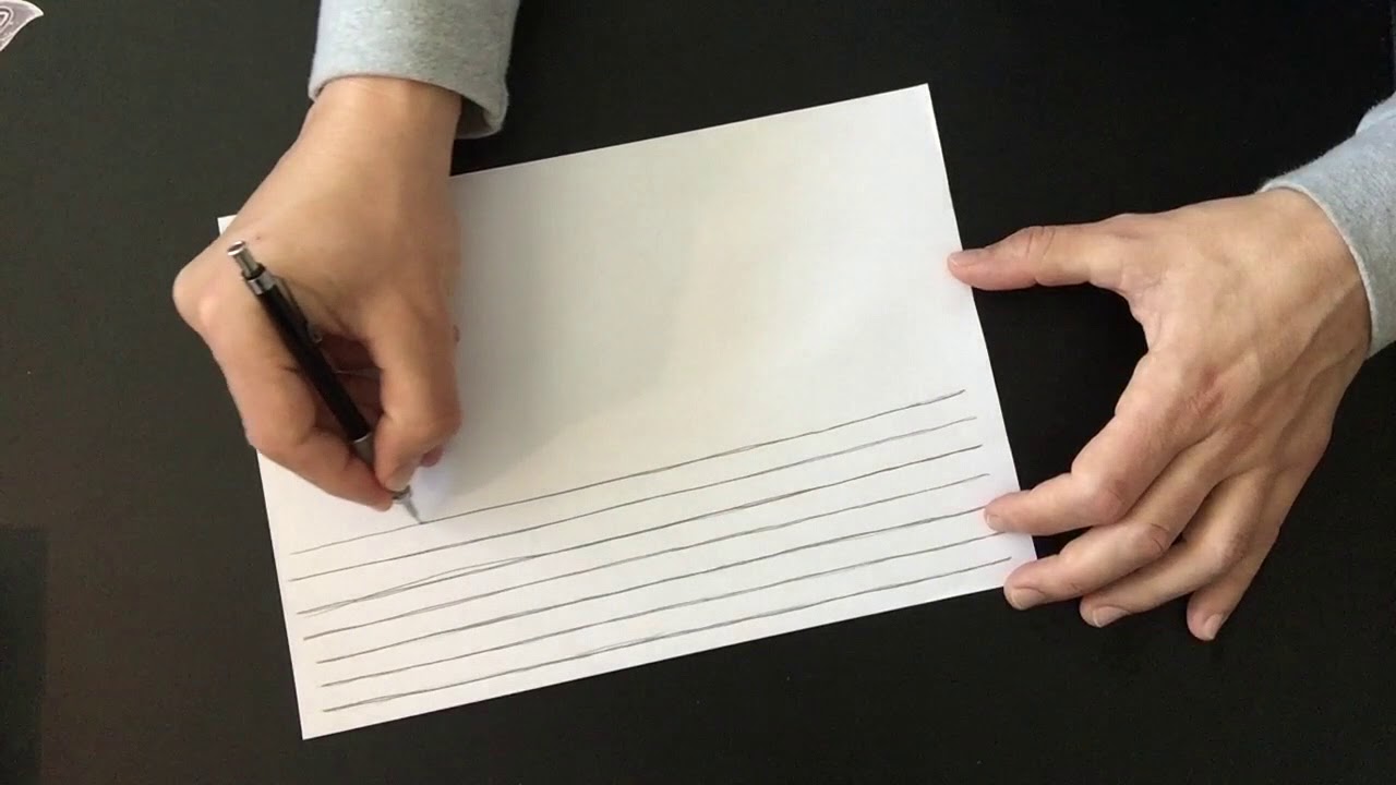 Daily Drawing Exercises - Straight Lines - YouTube