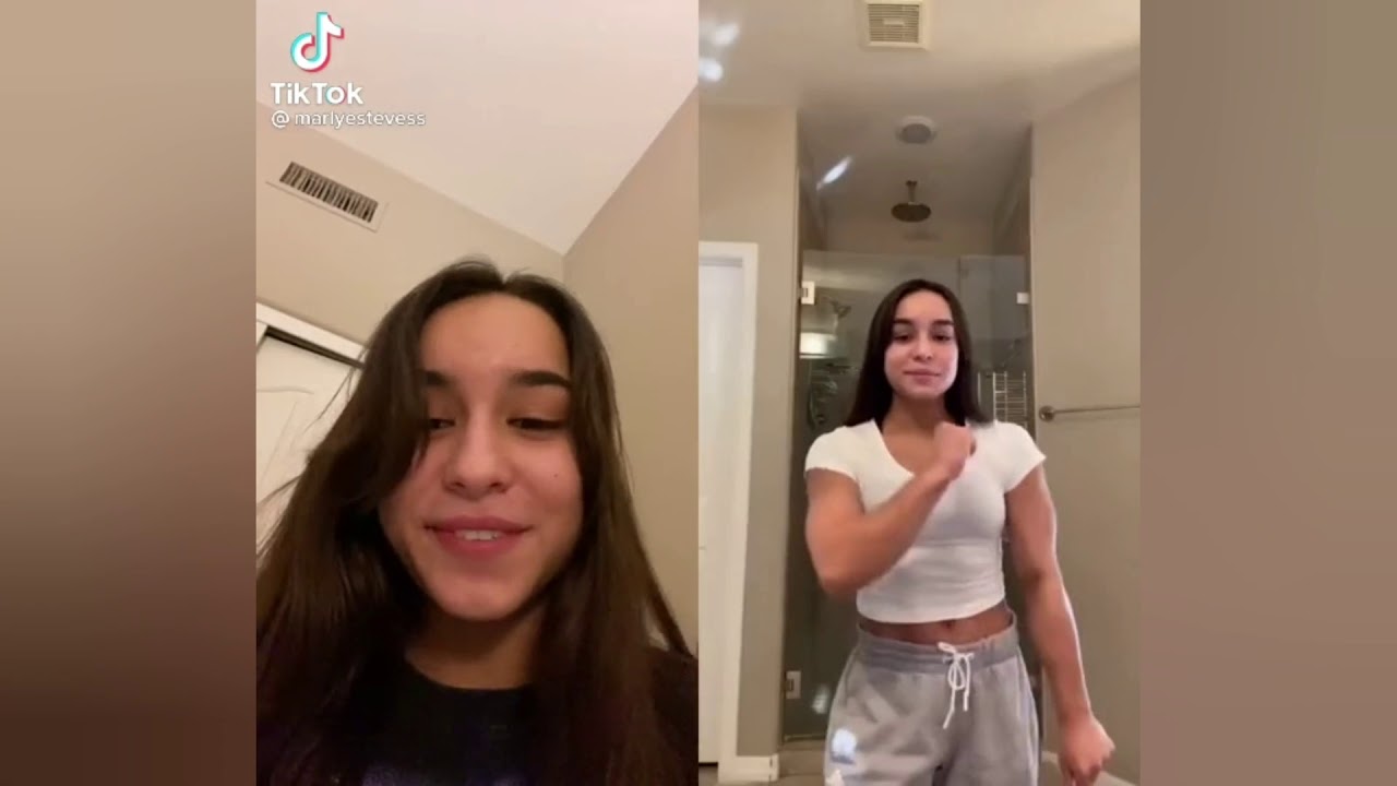 The girl with Muscles on TikTok/ Marly Esteves TikToks - YouTube