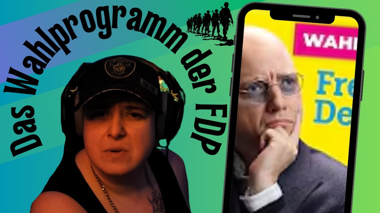 Lil Green Reagiert auf Phillip Hopf das Wahlprogramm der FDP macht euch bereit für Krieg - YouTube