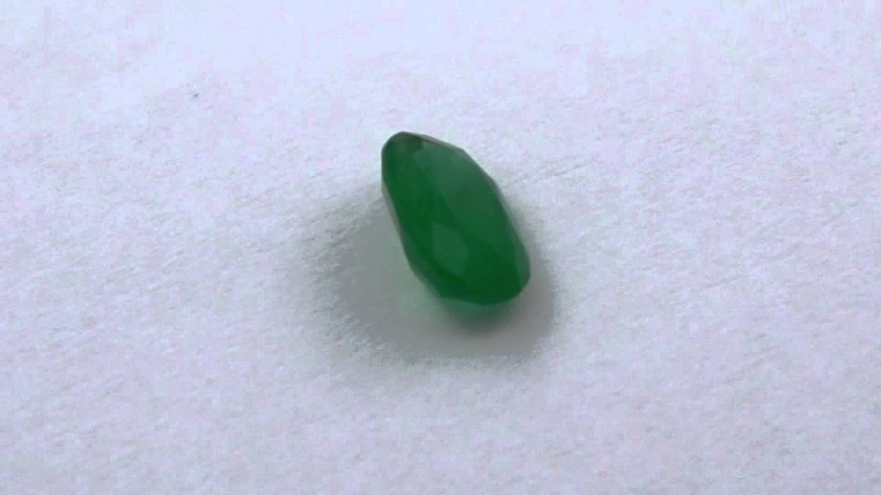 0.75 CT Oval Cut Natural Unoiled Loose Emerald From Zambia - Pendant ...