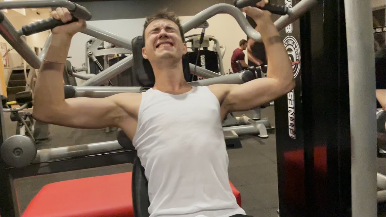 Noel biceps and shoulders dropsets workout in gym - YouTube