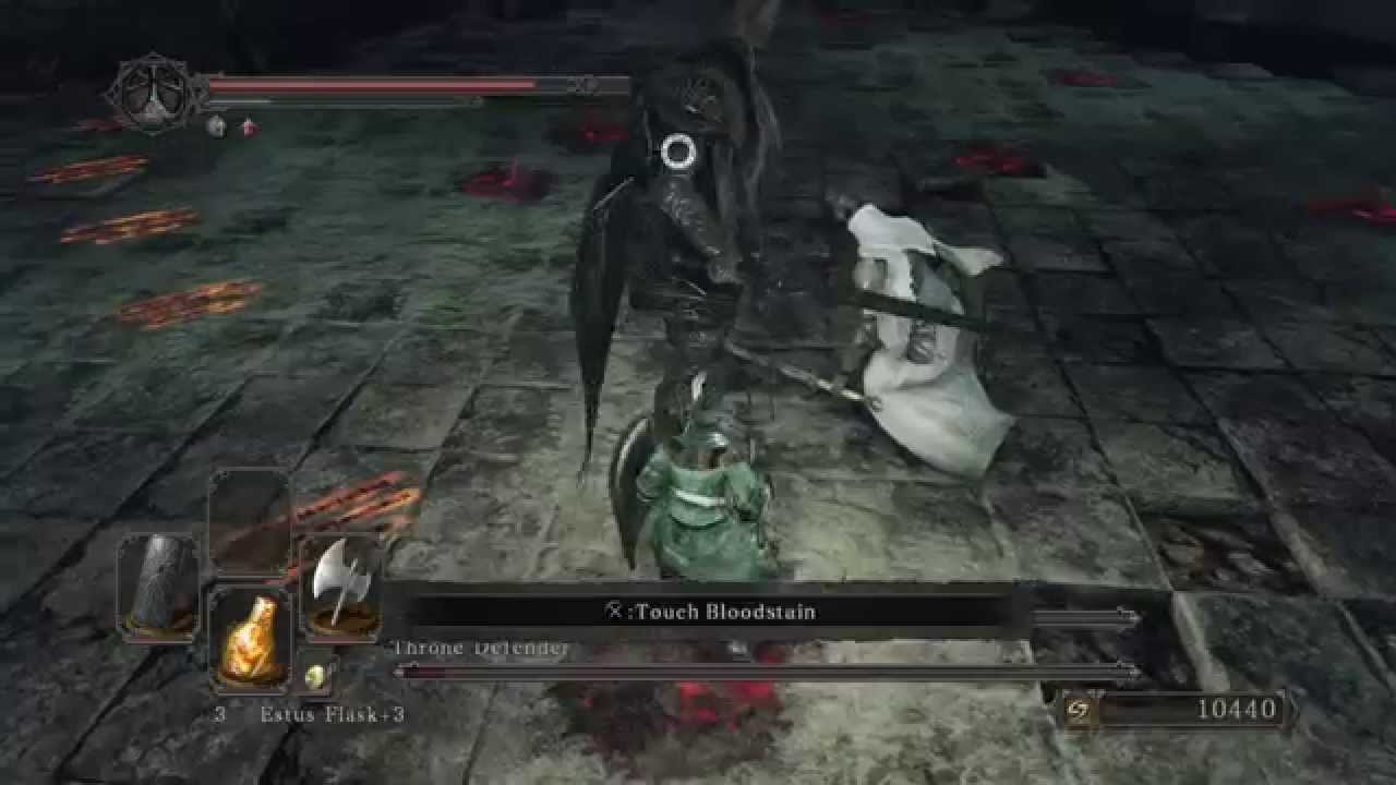 Dark Souls 2 Boss - Throne Watcher and Throne Defender - YouTube